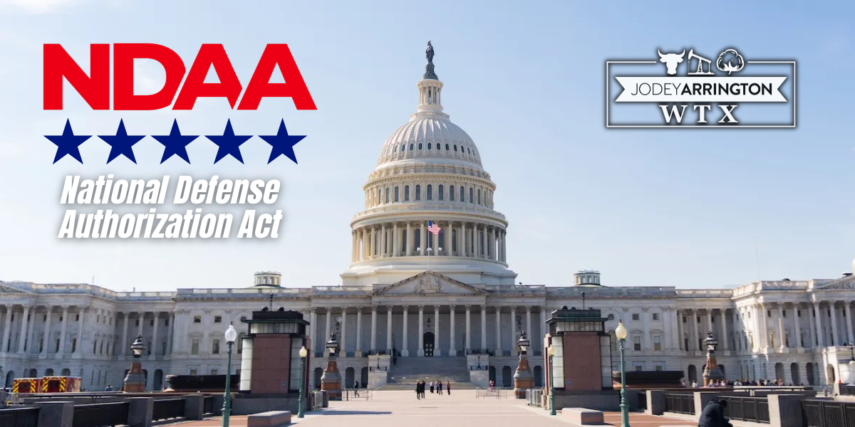 Arrington Celebrates Passage of Defense Bill, Secures Record Funding ...