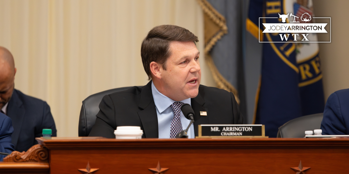 Arrington Presents House Republican Budget Blueprint to Deliver for the ...