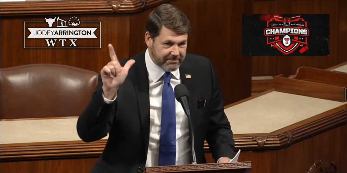 ‘SUN’S UP, GUNS UP!’ Arrington Praises Texas Tech Football on House ...